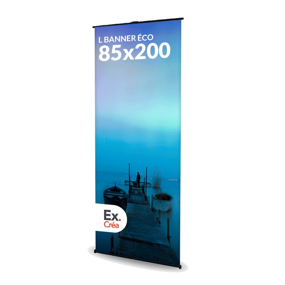 Achetez votre TOTEM L BANNER ECO 85X200 cm - EXPOCREATIVE